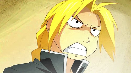 Edward Elric Angry Face