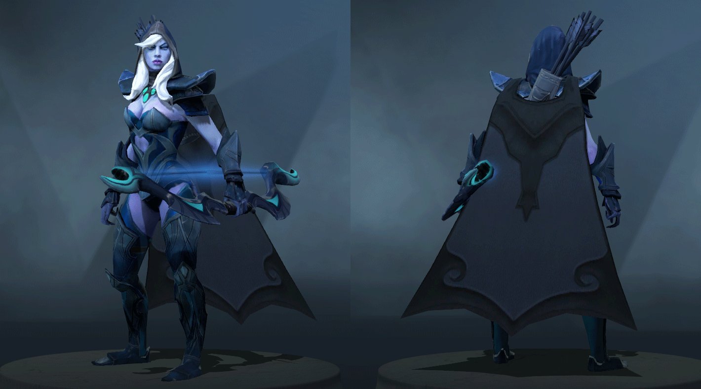 Dota 2 Drow Ranger Model