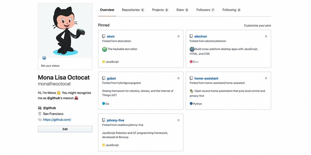 Nat Friedman on Twitter: "📍 Today we’re shipping the ability to pin gists to your GitHub profile ...