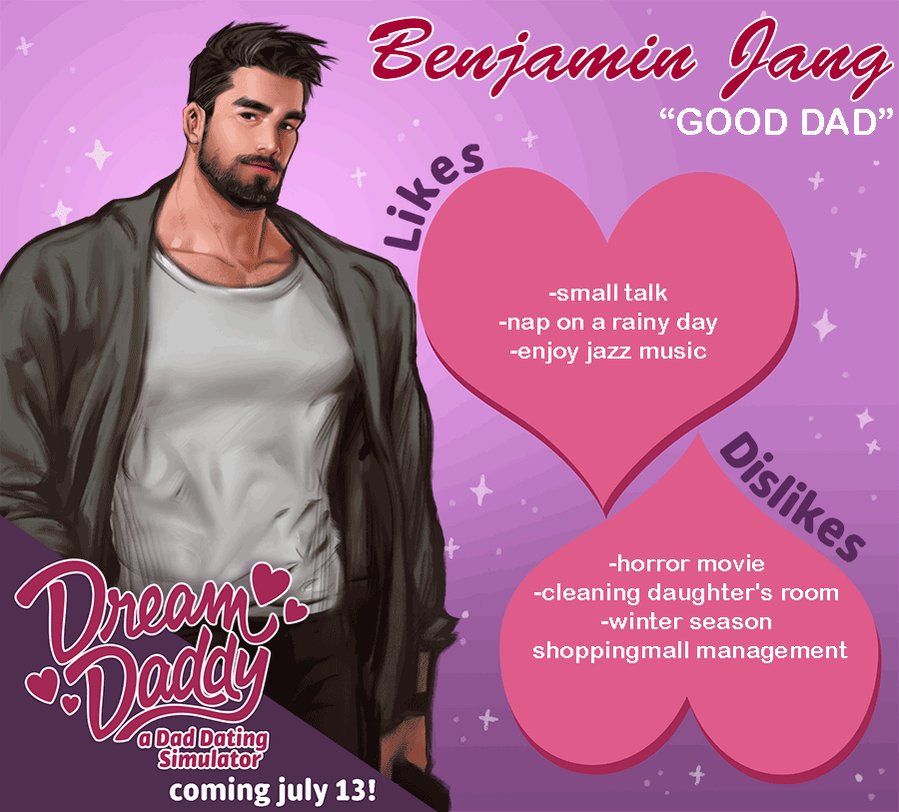 Dream Daddy On Twitter He Blinks …