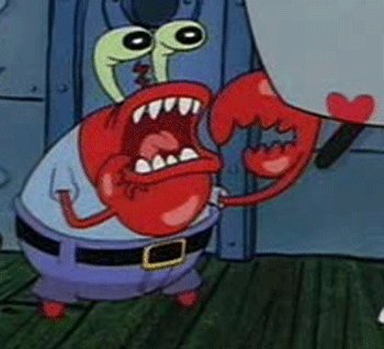 Mr Krabs Drooling