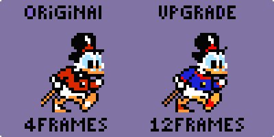 Ducktales Nes Sprite