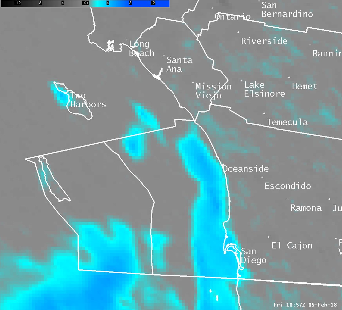 4 AM Fog Update: Dense fog shrouded the southern San Diego County coast ...