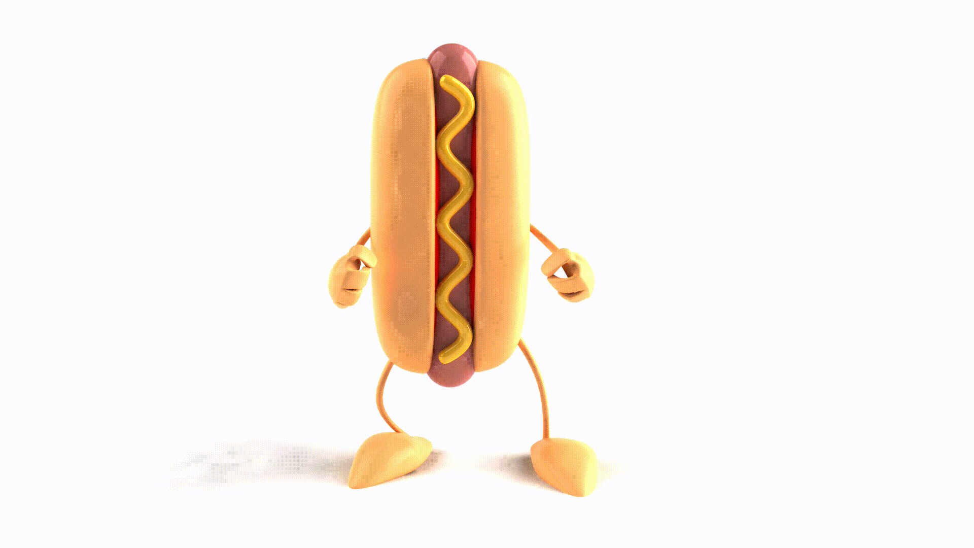 Dancing Hotdog Gif