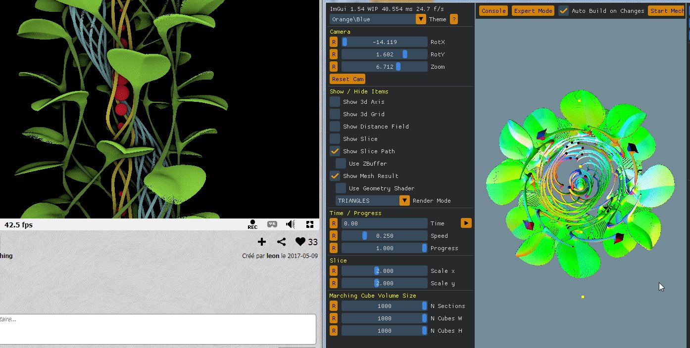Aiekick on Twitter: "New Soft for Generate mesh from Signed Distance Field. Some Marching cube ...