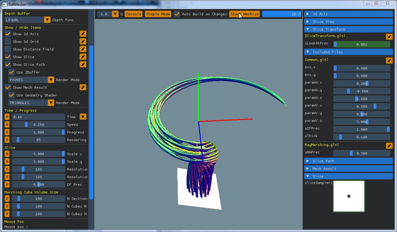 Aiekick on Twitter: "New Soft for Generate mesh from Signed Distance Field. Some Marching cube ...