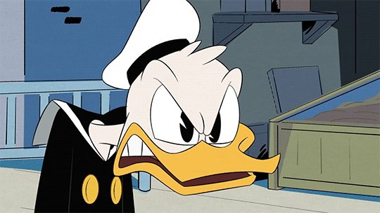 Donald Duck Angry Gif