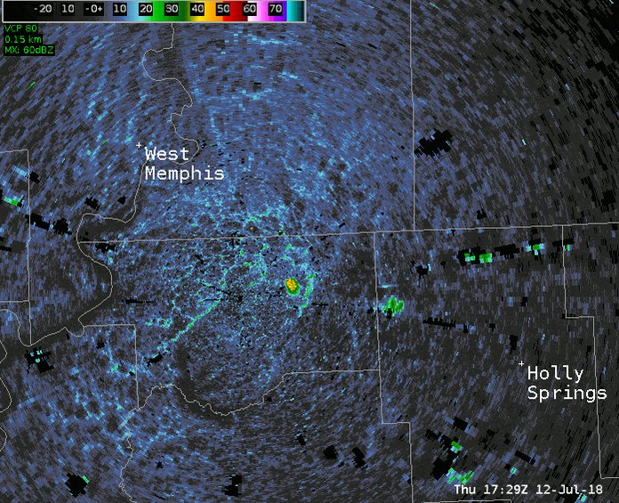 Check out the cluster of storms from the high resolution Terminal ...