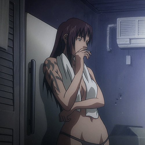 Black Lagoon Revy Shower