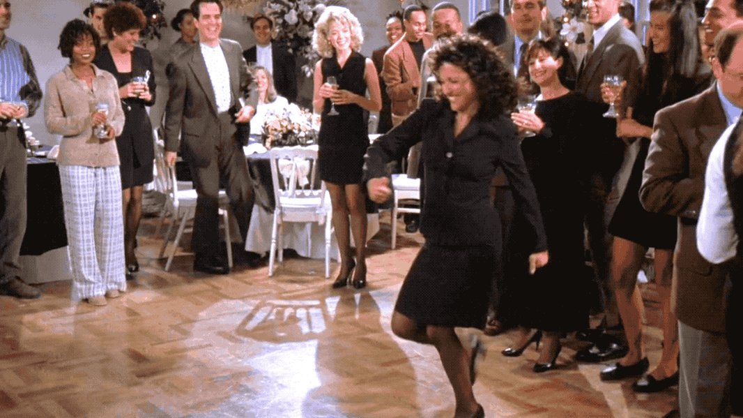Elaine Dancing Gif