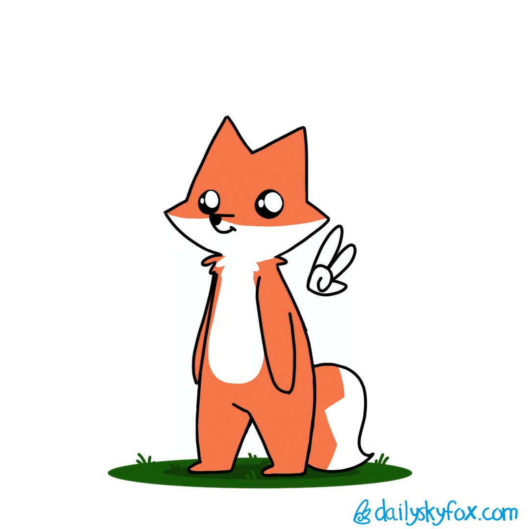 Daily Skyfox 🦊 on Twitter: "Today I tried bouncing... I’m not very good at it! 😅🦊…