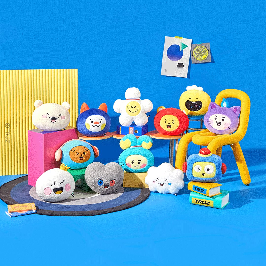 TRUZ on Twitter: "TRUZ IN MY ROOM SOFT EDITION Come closer to us🙌 ️ Always smile! Face cushion ️ ...