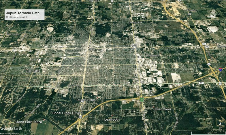 Joplin Missouri Tornado Path