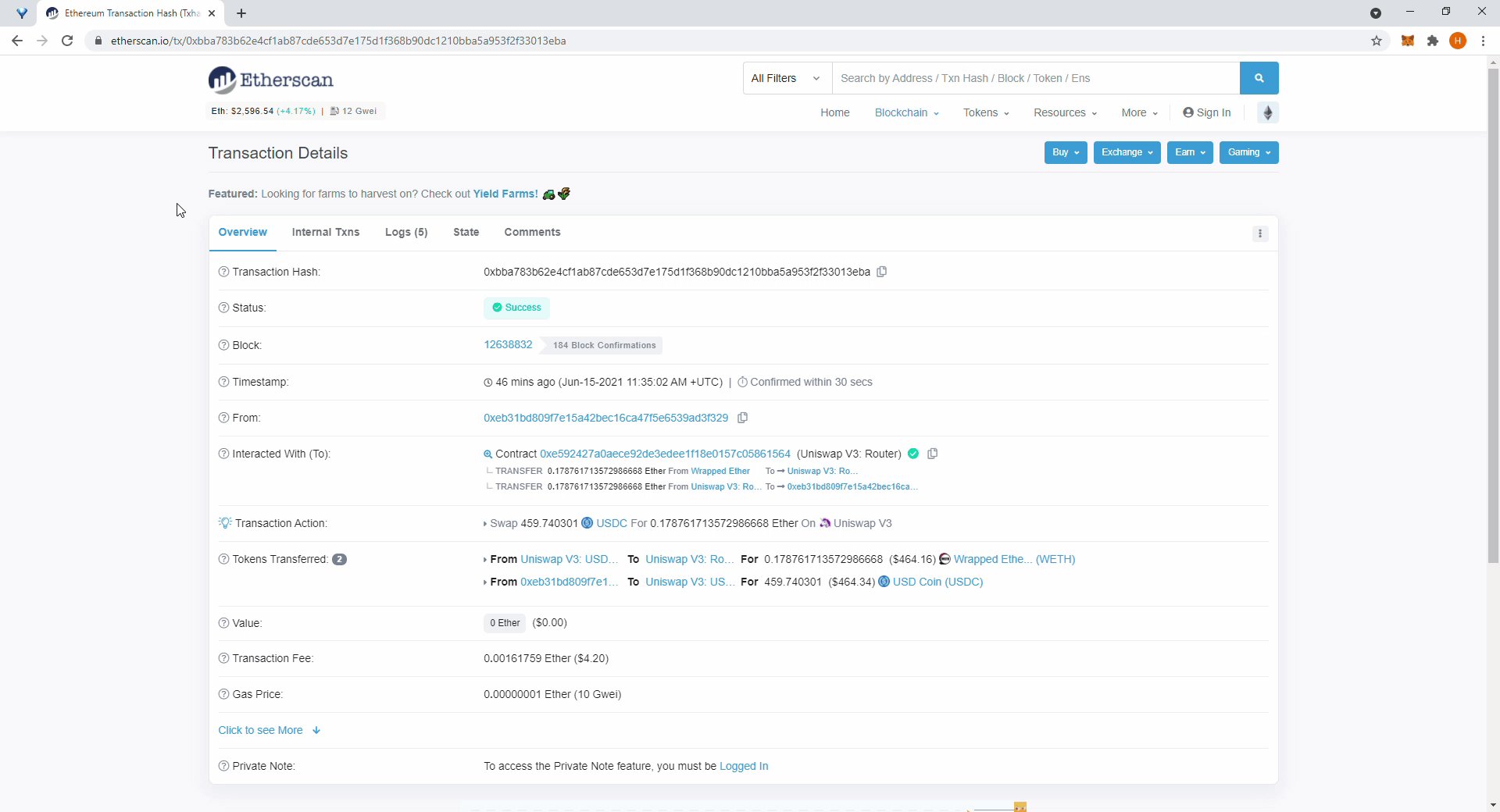 Etherscan on Twitter: "Input Data nested in arrays are now decode-able 🔍 Users of Uniswap V3's ...