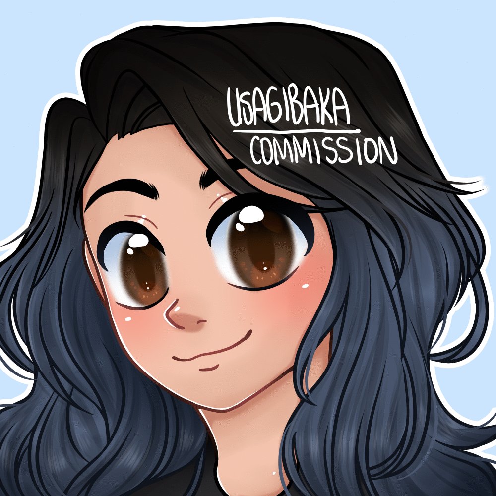 UsagiBaka 🇵🇭 on Twitter: "Animated Headshot Commission for @_MidnightBlu_ (Reupload - tagged the ...