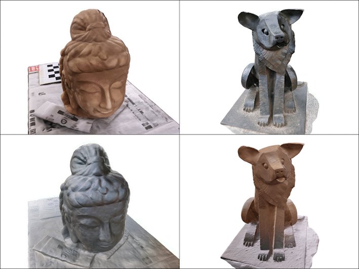 Lior Yariv on Twitter: "Third, it provides unsupervised disentanglement of shape and appearance ...