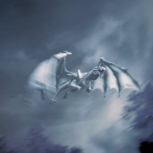 Flying Ice Dragon