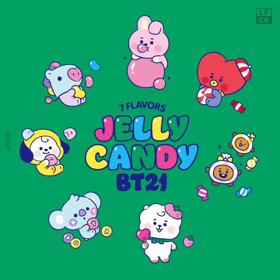 Say hello to Squishies ️ BT21 BABY Jelly Candy theme launch! Their cute ...