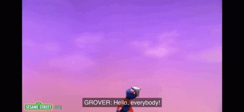 Sesame Street Grover Gif