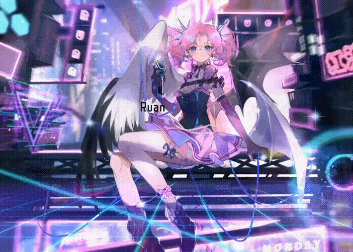 鼎鼎子 on Twitter: "画师:亚麻的部落 单主:软软 live2d:dingdingzi #Live2D…