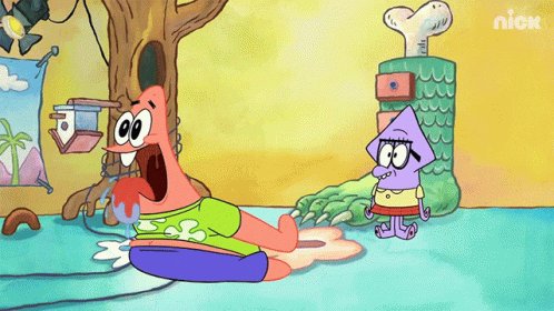 Patrick Drooling Gif