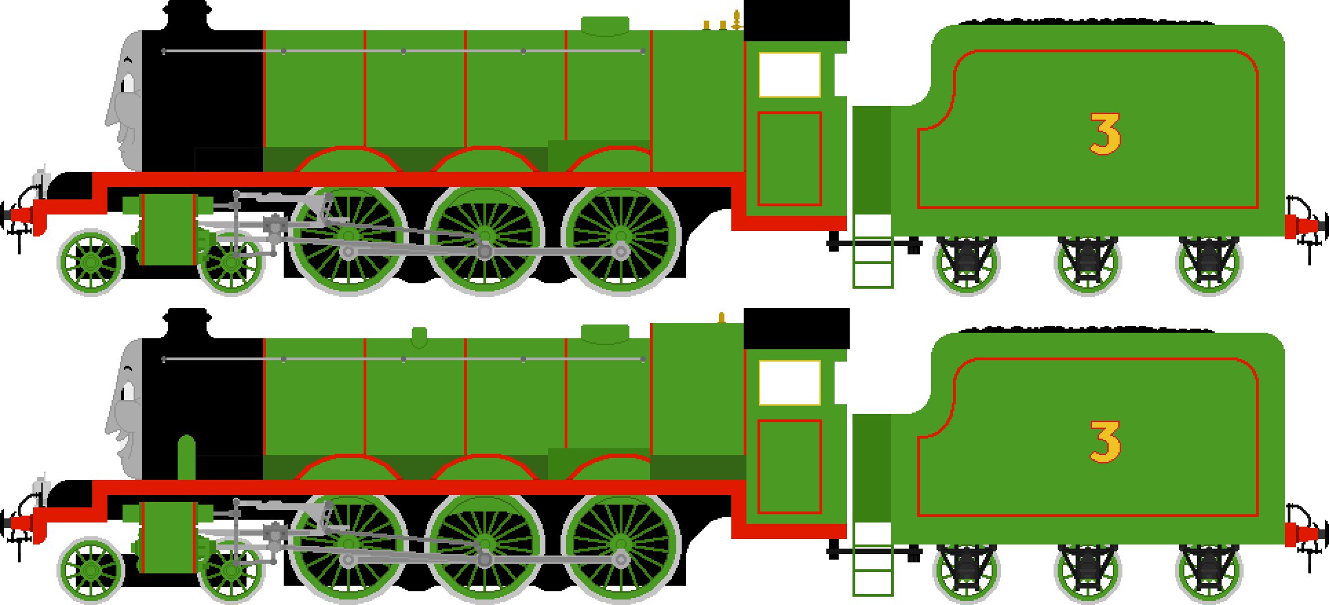 Railway Hoss on Twitter: "Edward's newer sprite was made this year in March, based on helpful ...