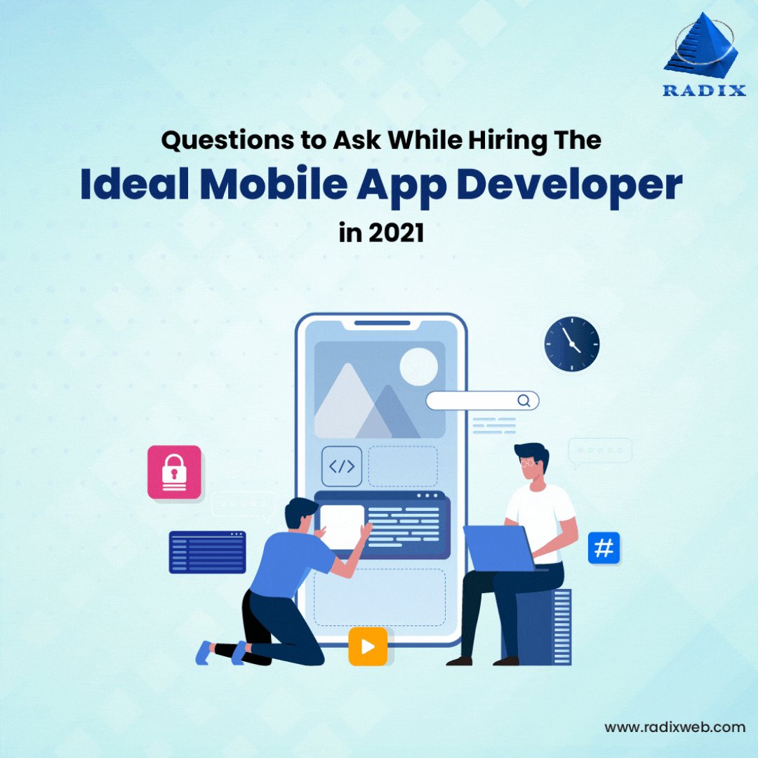 Radixweb on Twitter: "How do you ensure you’re choosing the right mobile app development partner ...