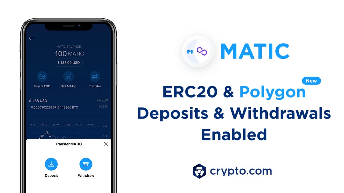 Crypto.com on Twitter: "https://t.co/vCNztABJoG App now supports deposits and withdrawals of ...