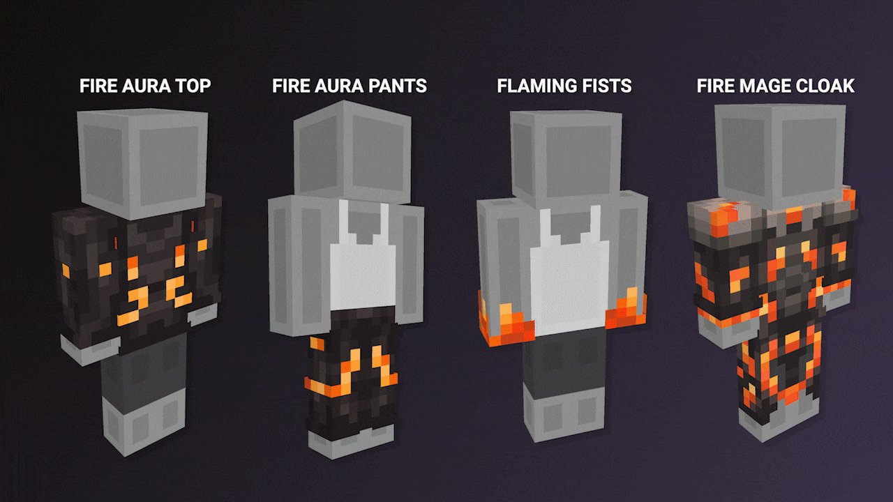 Fire Mage Minecraft Skin