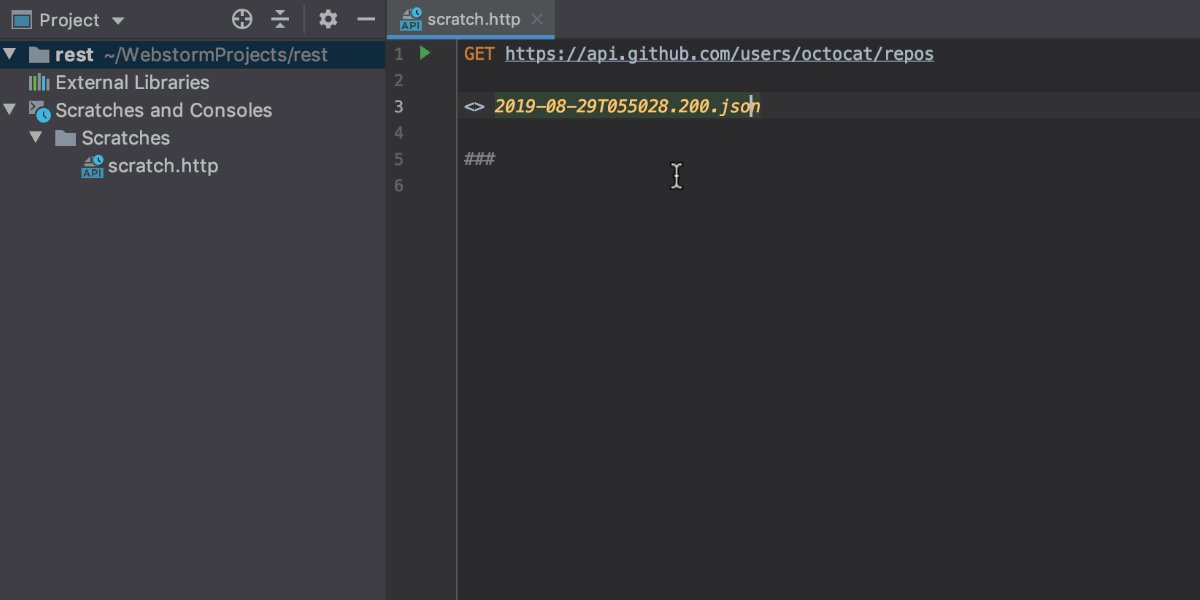Jetbrains Webstorm On Twitter After Youve Run The Request You