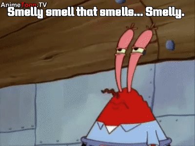 Mr Krabs Smelly Smell Meme