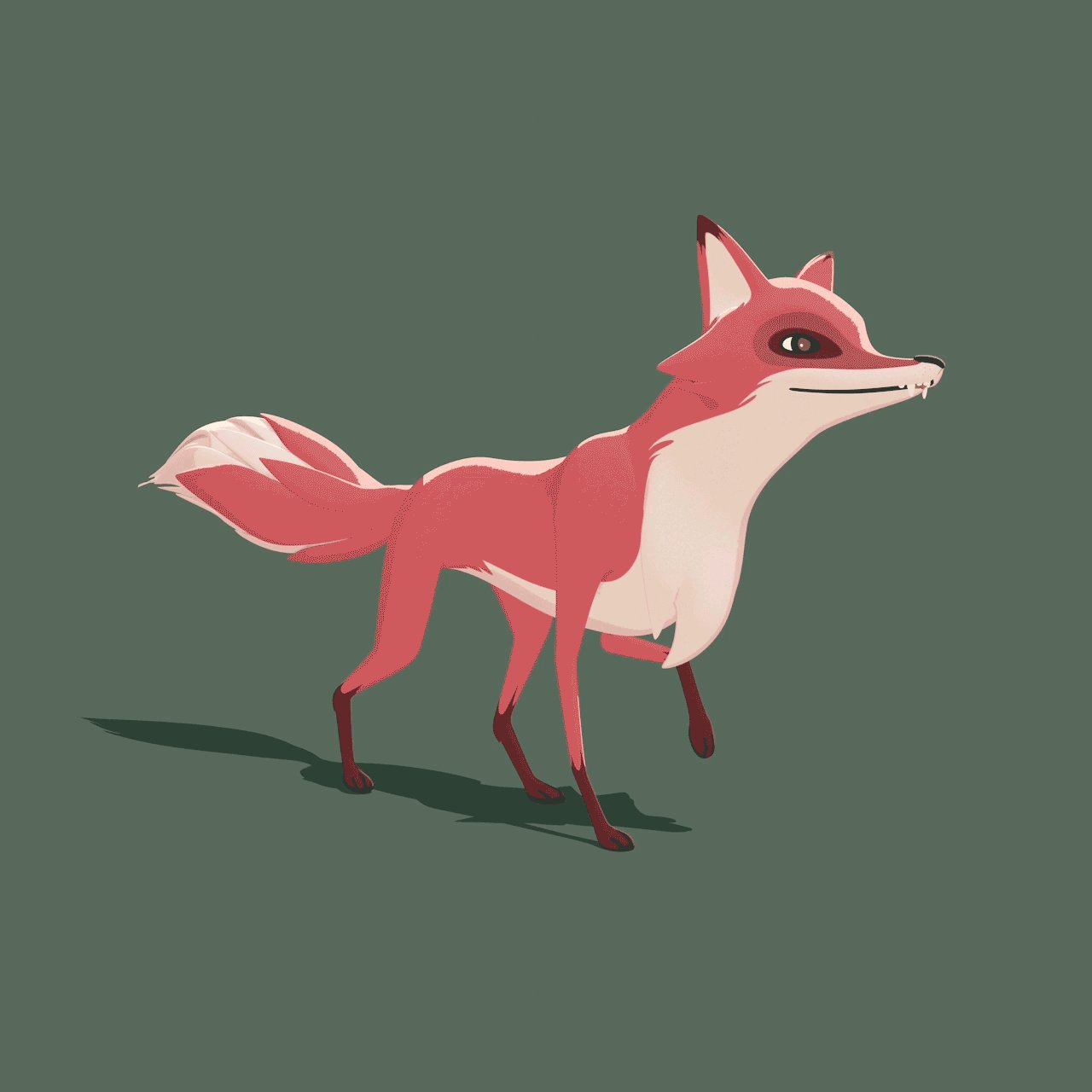 Fox Walk Cycle
