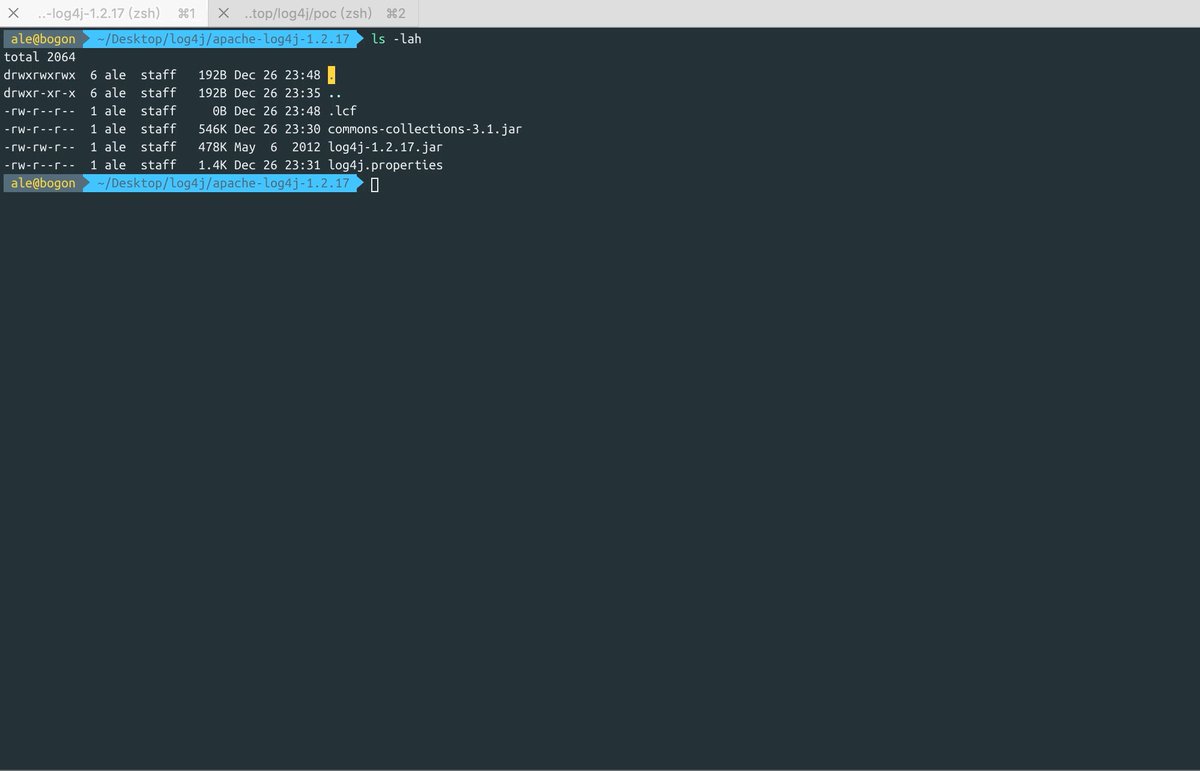 Jas502n on Twitter: "#CVE-2019-17571 Apache Log4j 1.2.X Deserialization RCE Vuln 0x01: java -cp ...