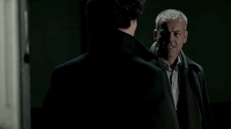 Lestrade Sherlock Hug