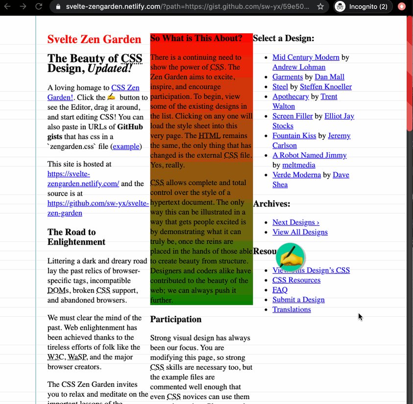 swyx on Twitter: "Playing around with styling scrollbars for my site. Threw it on to a gist and ...