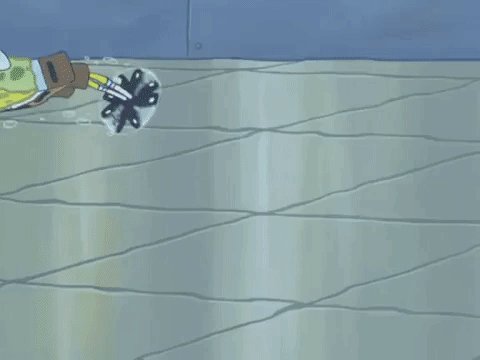 Spongebob Absorbing Water