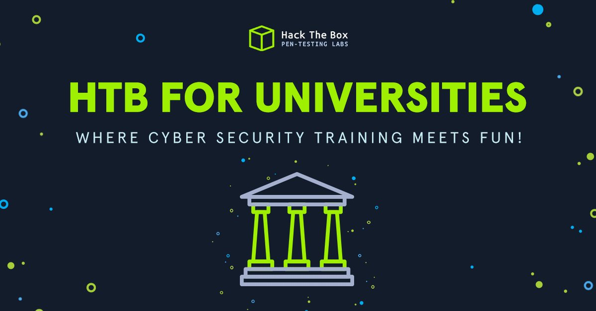 Hack The Box on Twitter: "#HTB for #Universities 🏫 339 & Counting! Either remote or on-site ...