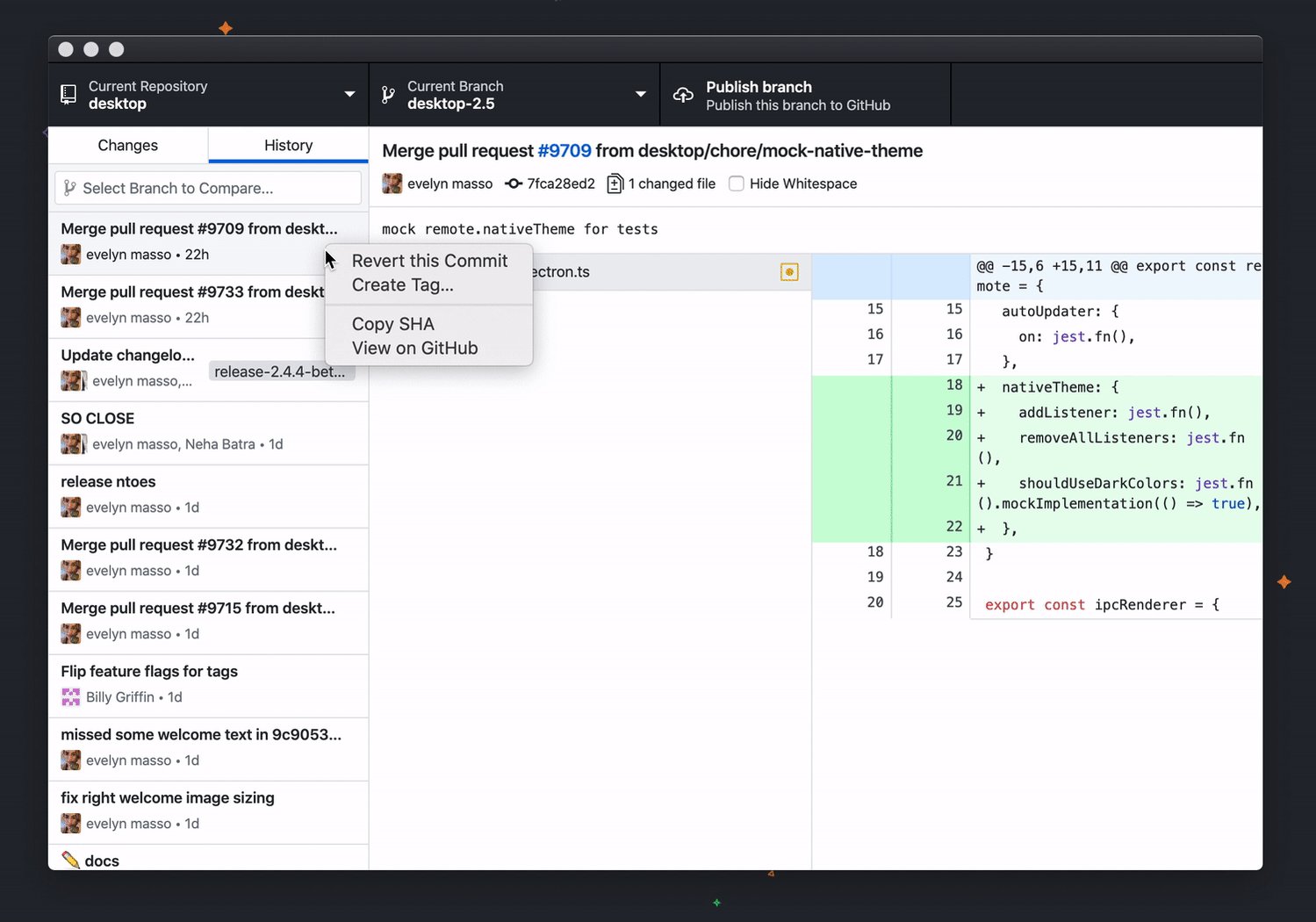 GitHub on Twitter: "Starting today, tag your project’s next big release from GitHub Desktop ...
