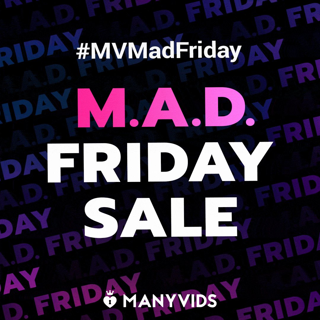 ManyVids - VIP FanClub on Twitter: "RT & celebrate M.A.D. Friday for a chance to win 1 of 10 ...