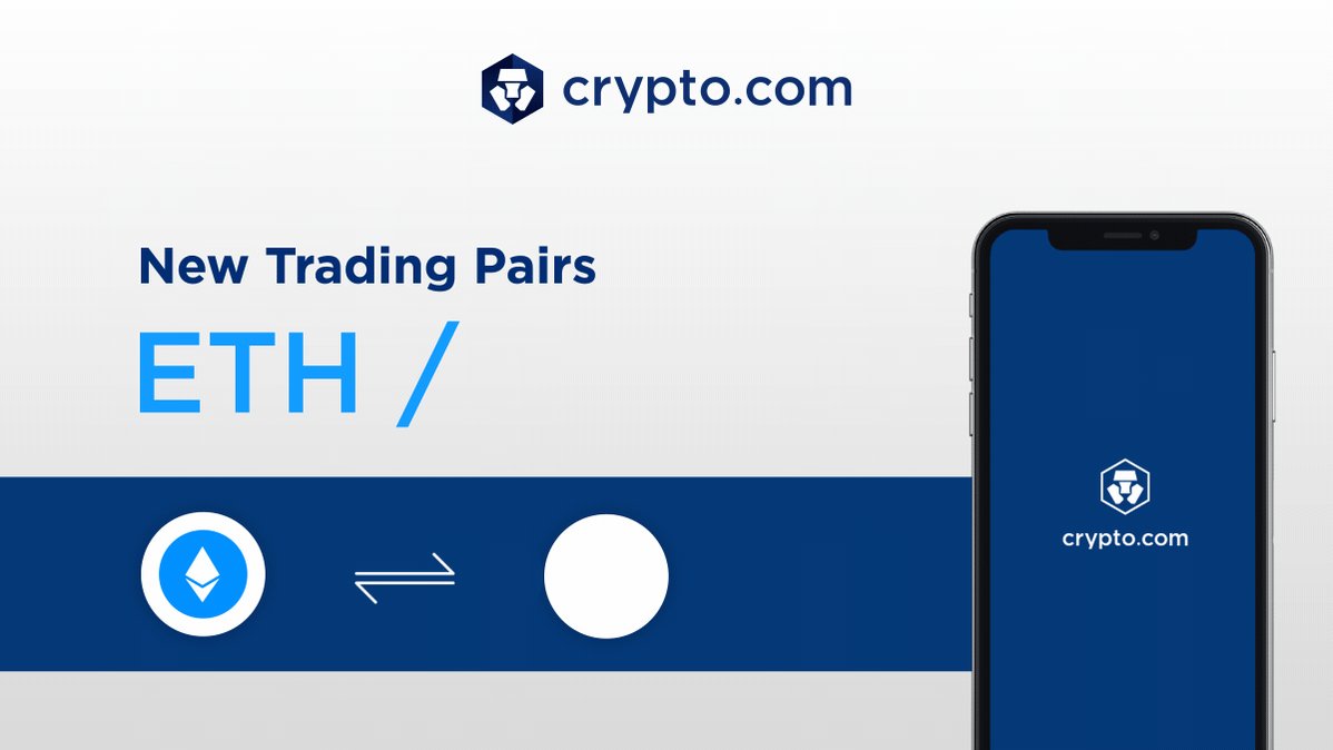 Crypto.com on Twitter: "New #ETH trading pairs are now available in the https://t.co/vCNztABJoG ...