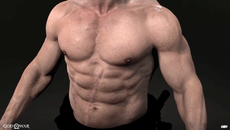 God Of War Kratos Body