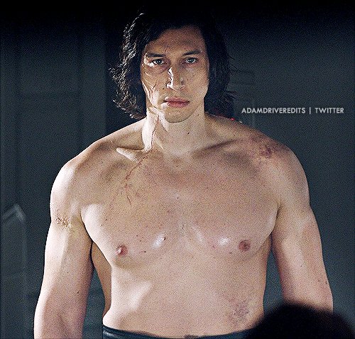 Adam Driver Shirtless
