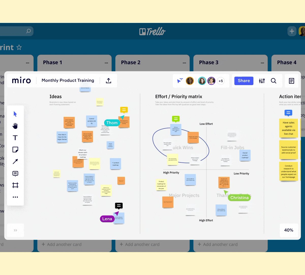 Trello on Twitter: "👀 Provide better visual context for your Trello cards with the @MiroHQ Power ...
