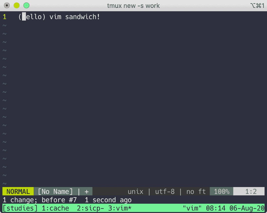 Learn Vim on Twitter: "To replace parentheses with braces sr({ Sandwich Replace "(" with ...