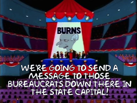 Thread by @ParkerMolloy: Thread of Simpsons GIFs that describe the RNC ...