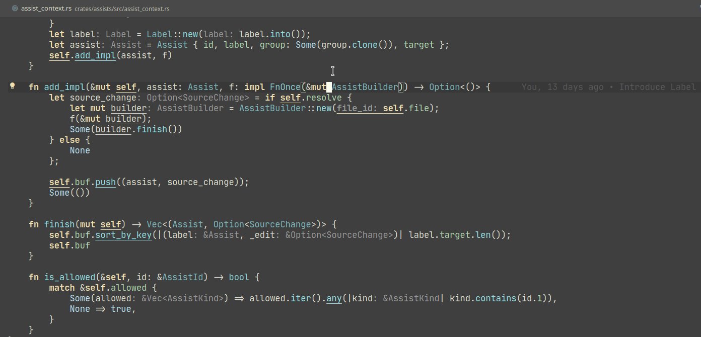 Rust Analyzer On Twitter Reminder If You Are Hacking On Rust Analyzer Itself You Can Use