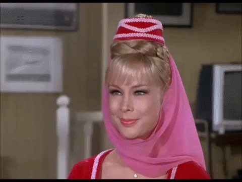 I Dream Of Jeannie Blink Gif