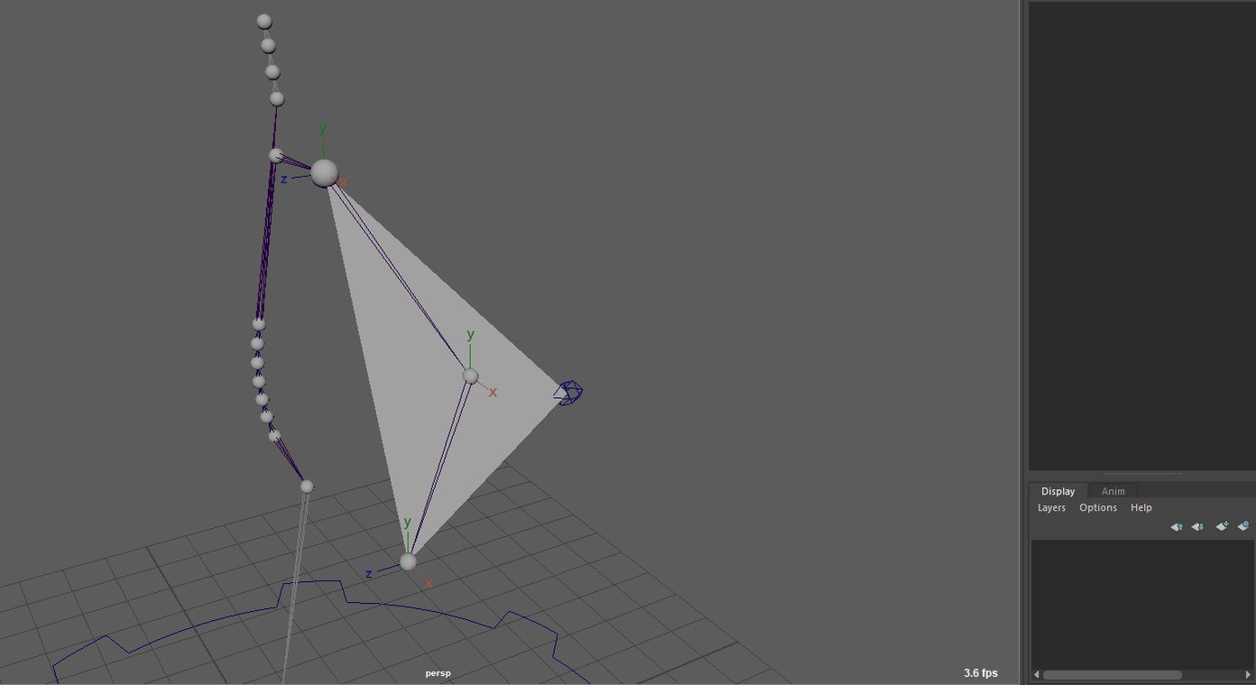 Samuel Habekotte on Twitter: "WIP: Setting up live updating of the pole vector placement using ...