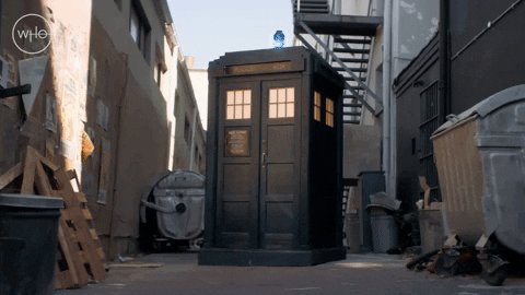 Tardis Landing Gif