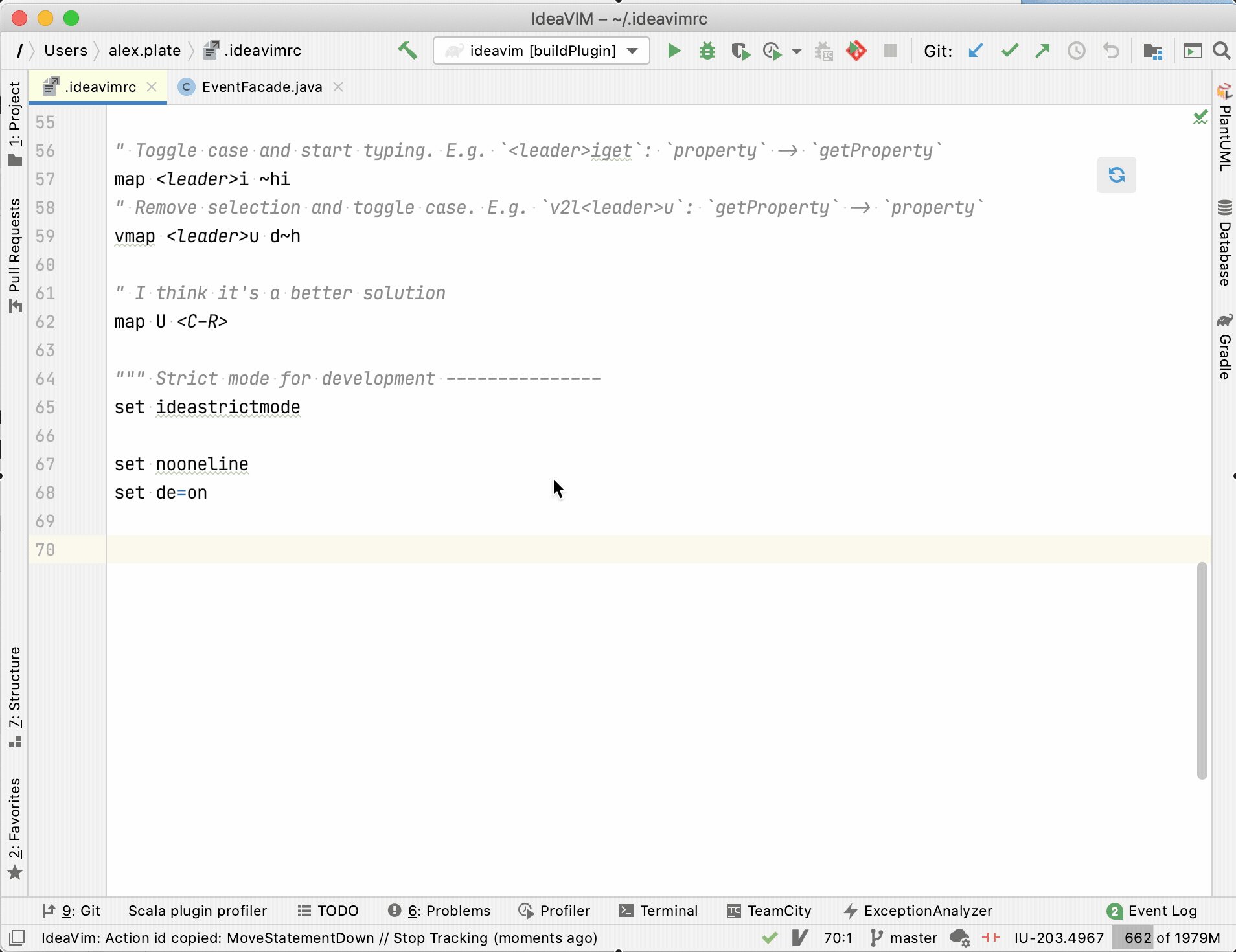 IdeaVim (@ideavim) / Twitter